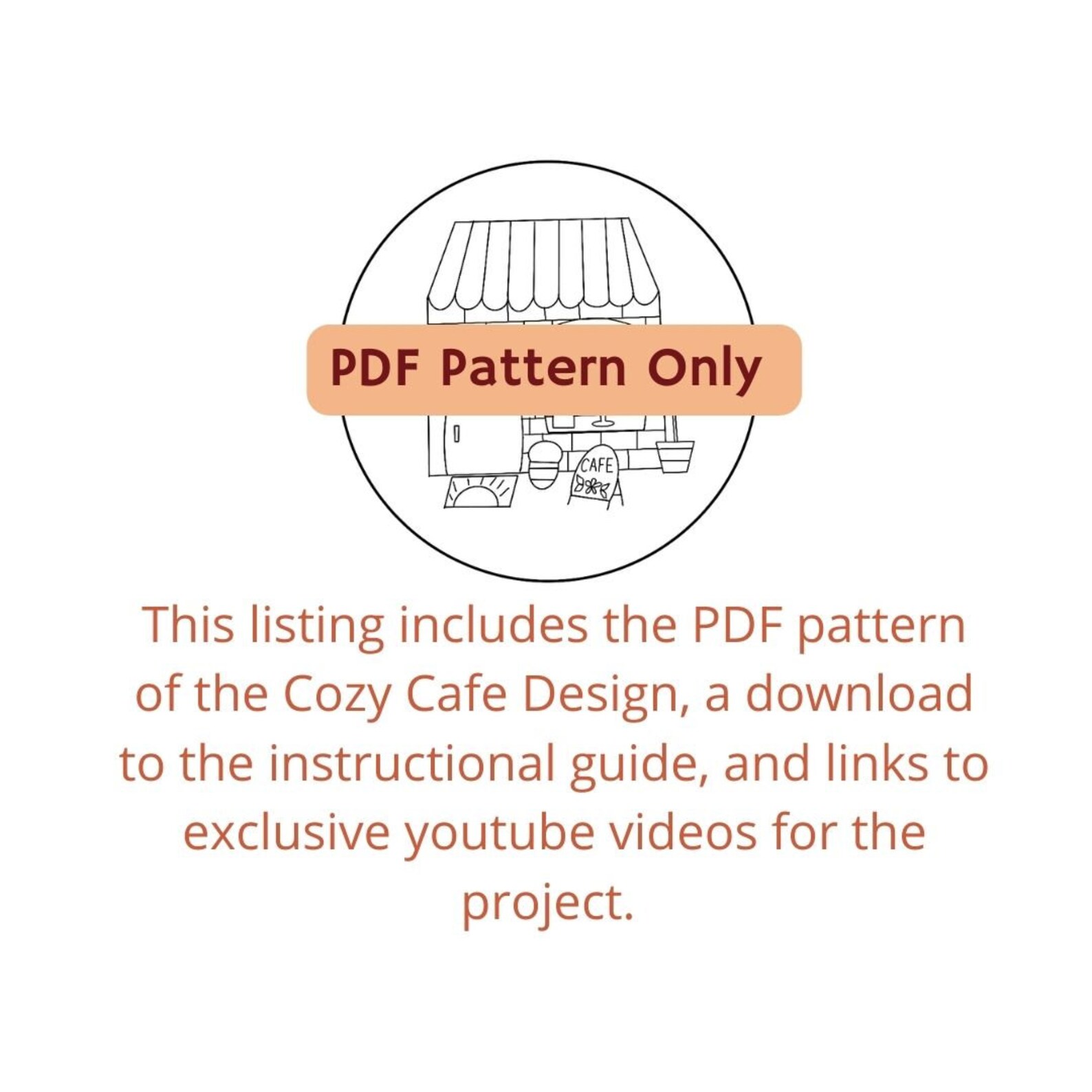 Cozy Cafe- PDF PATTERN ONLY - Includes Instructional Guide ...