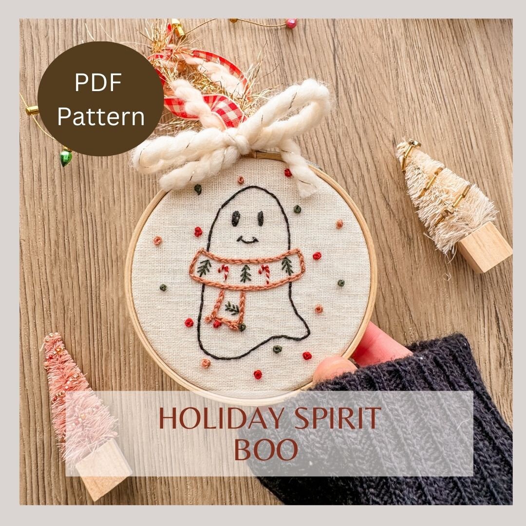 Holiday Spirit Boo- PDF Pattern - Beginner Friendly- Instructions ...