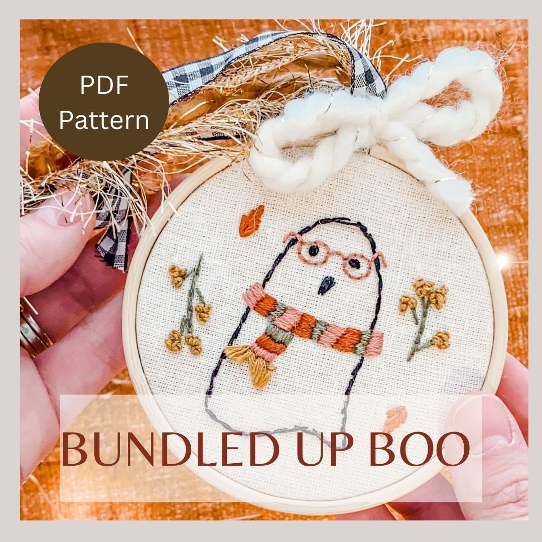 Bundled up Boo- PDF Pattern - Beginner Friendly- Instructions Included ...