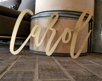 Gold name sign | Etsy