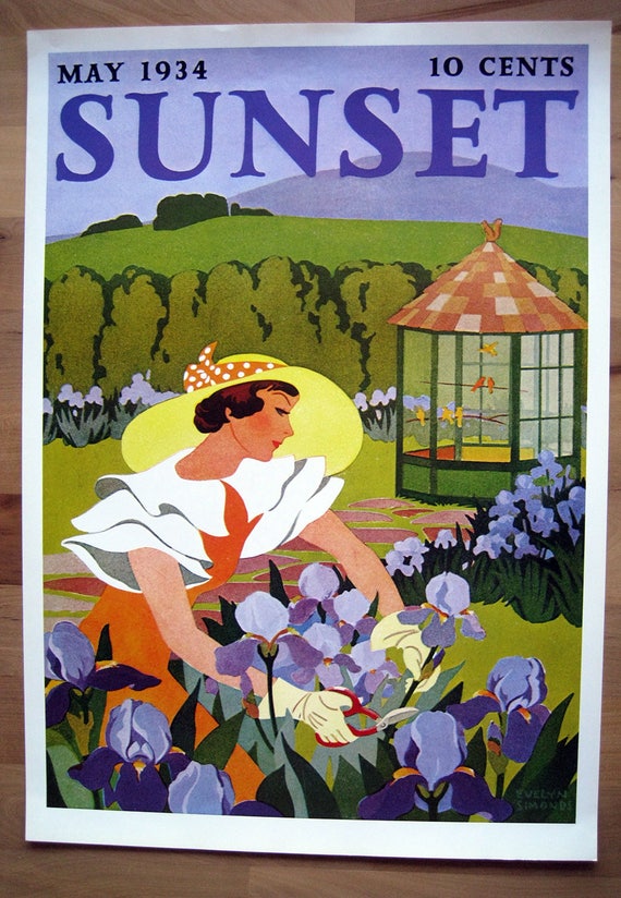 Old Photos From Sunset Magazine Sunset Magazine Large Paper Poster,
