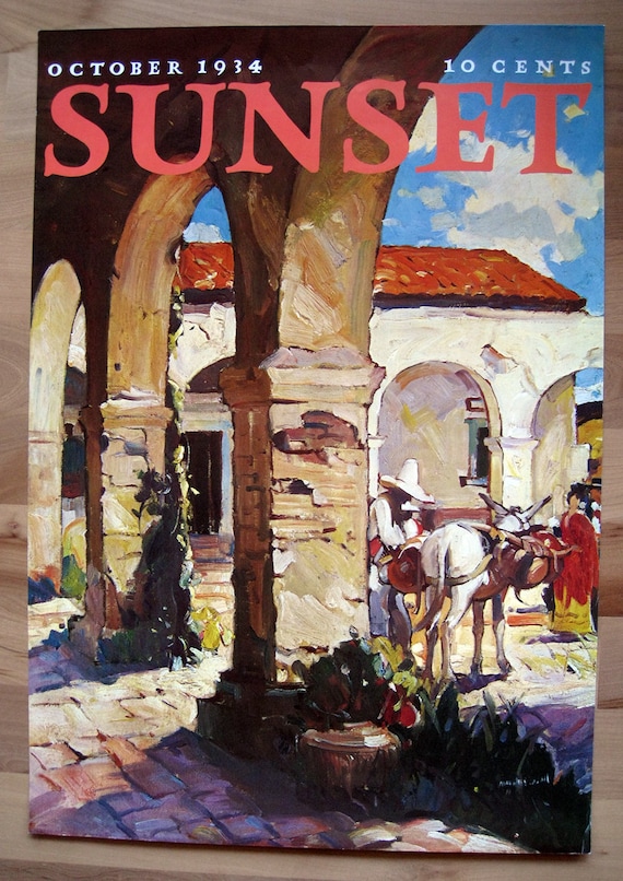 Old Photos From Sunset Magazine Sunset Magazine Large Paper Poster,