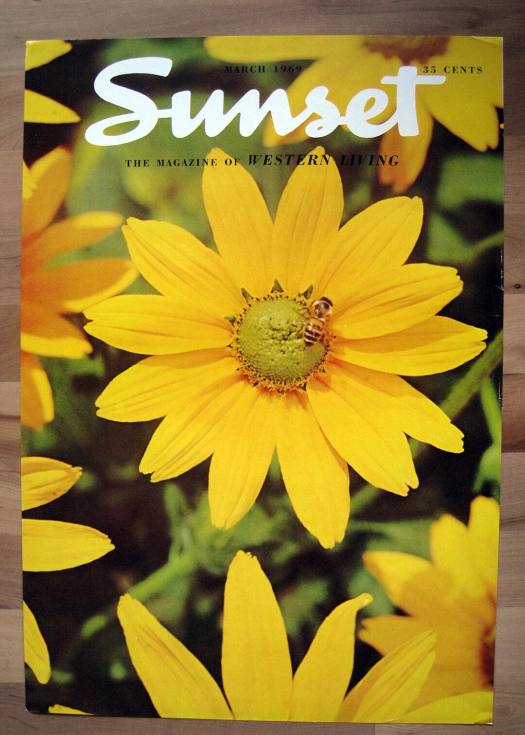 Sunset Magazine Large Paper Poster, March 1969, New Old Stock - Etsy