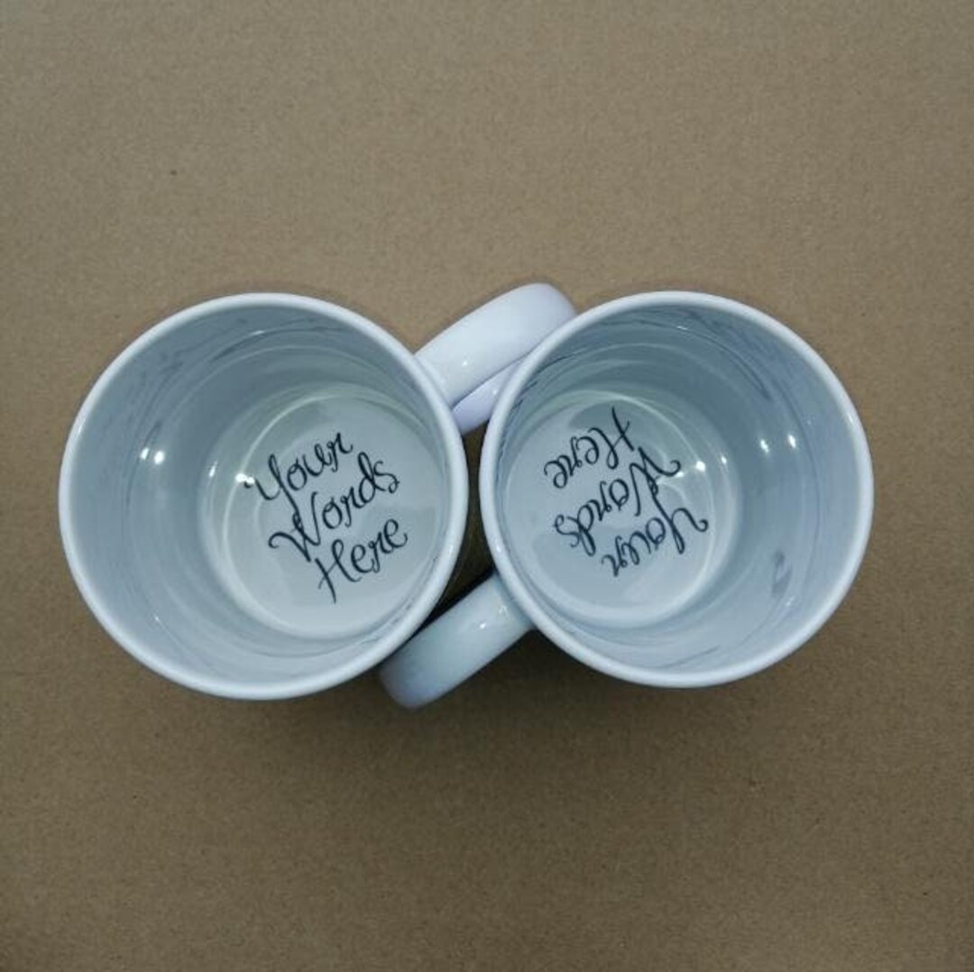 2 Custom Coffee Mugs, Personalization Mug - Etsy