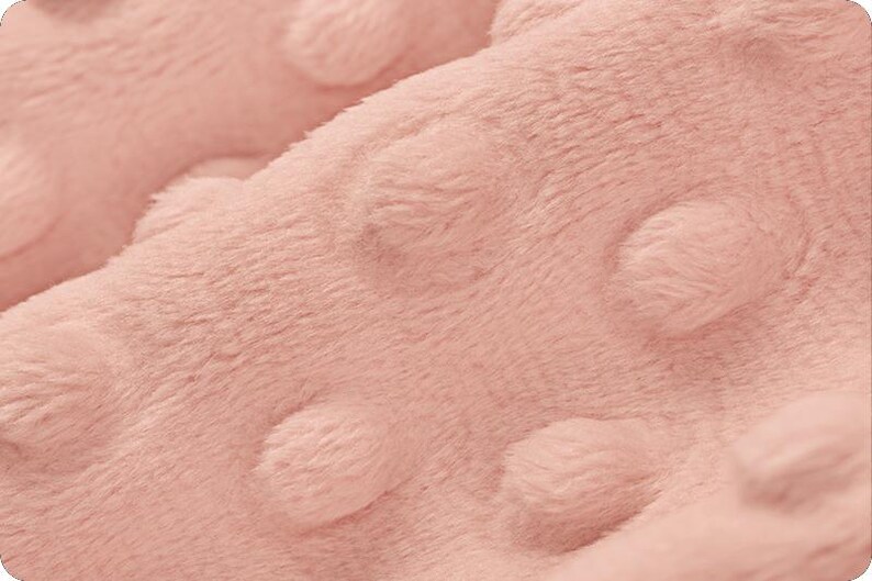 Cuddle Dimple Minky Plush in Shell (light Pink) Color by Shannon ...