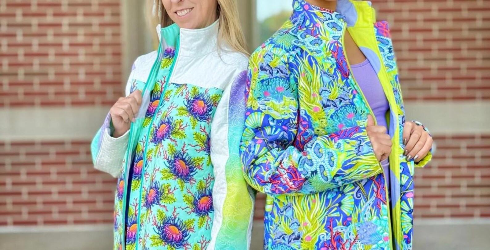 Bella Quilted Coat Pattern by Quilting Elissa in Collaboration With ...