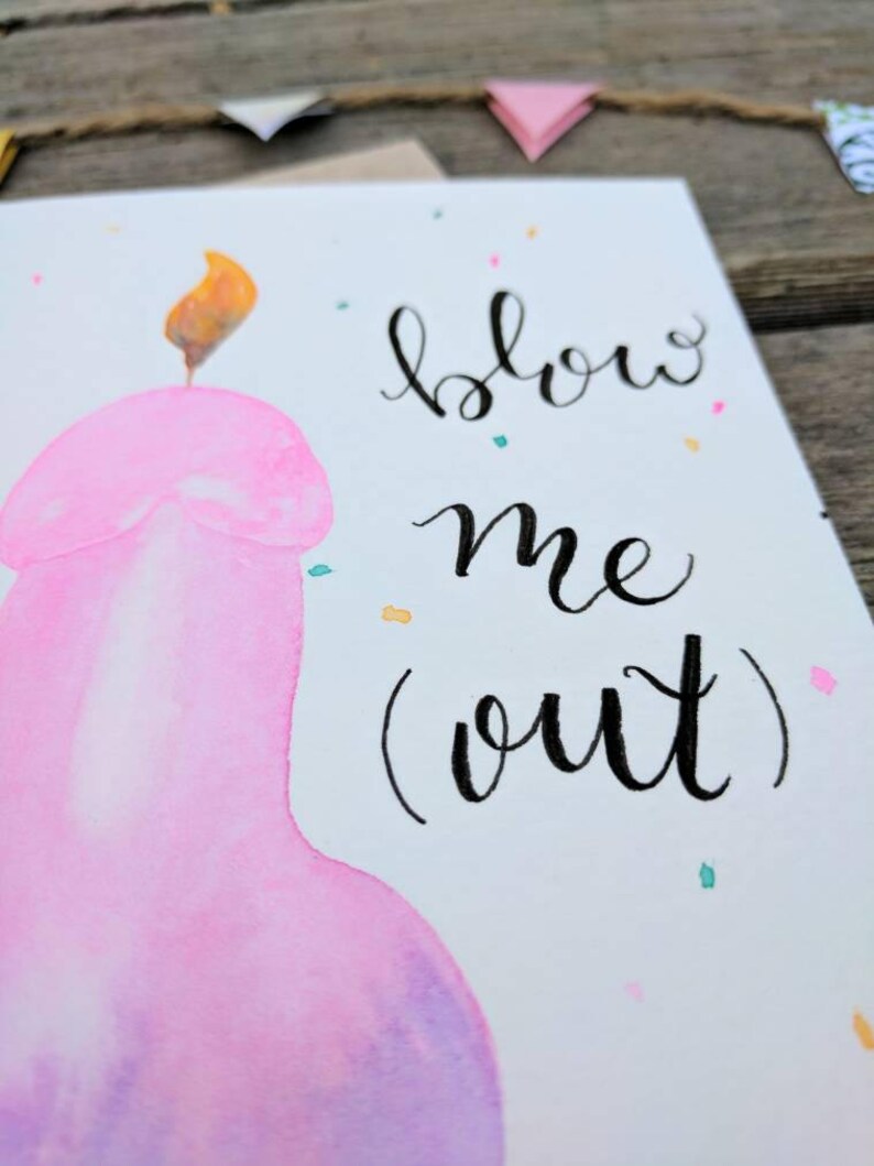 Blow Me// Inappropriate Best Friend Birthday Card Dirty - Etsy
