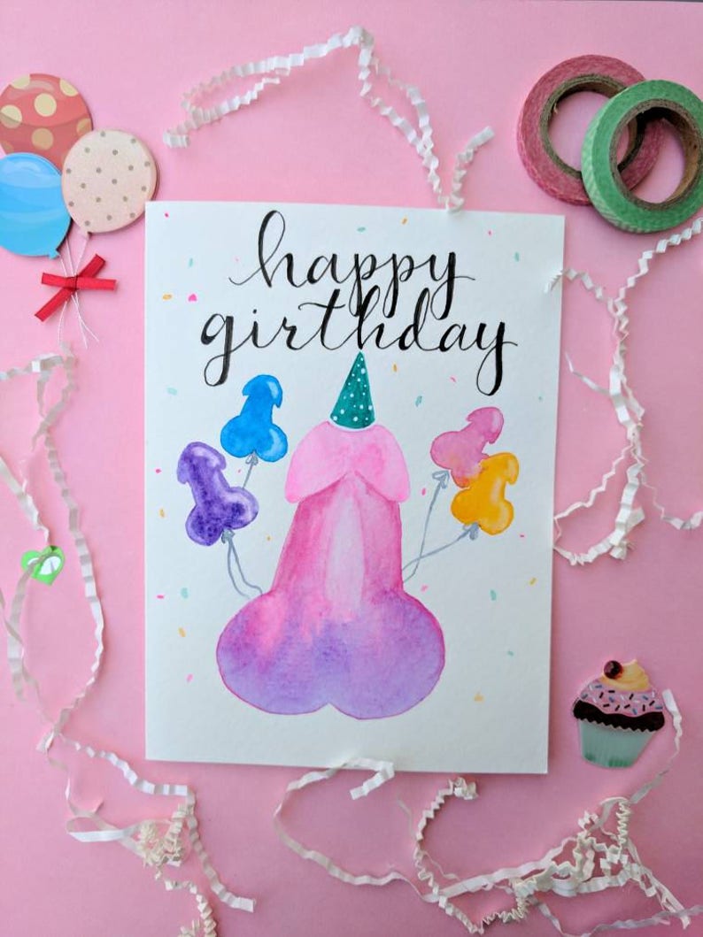 Happy Girthday// Best Friend Birthday Card Inappropriate Birthday Card ...
