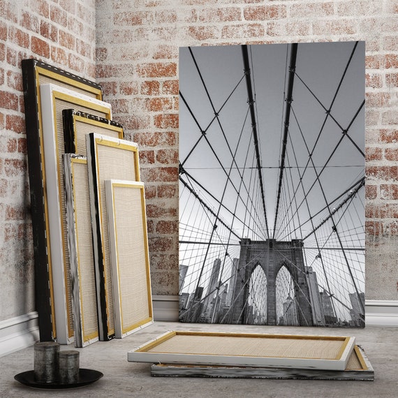 Brooklyn Bridge Home Wall Decor New York City Wall Art | Etsy
