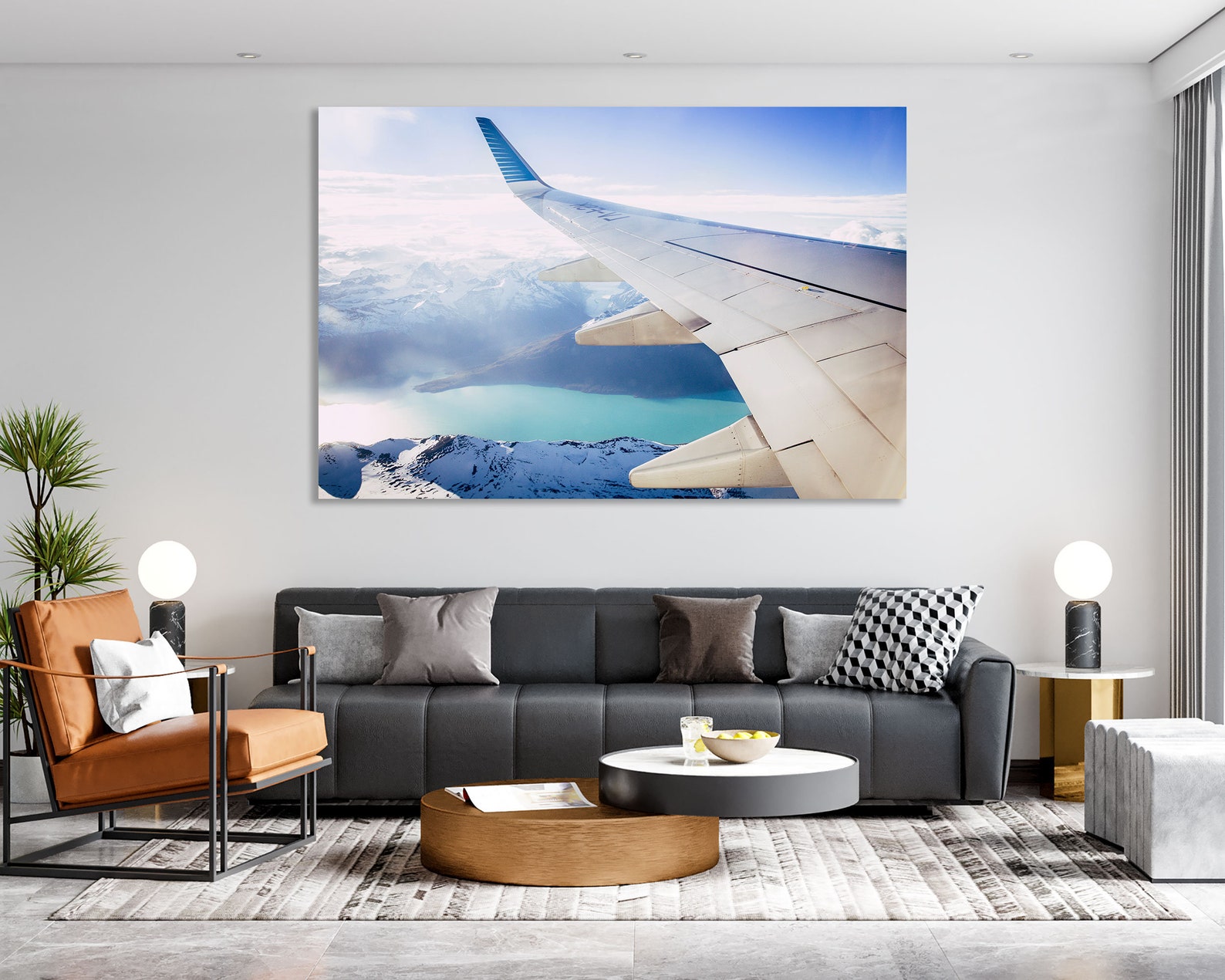 Airplane Canvas Set, Airplane Wall Decor on Canvas for Home & Office ...