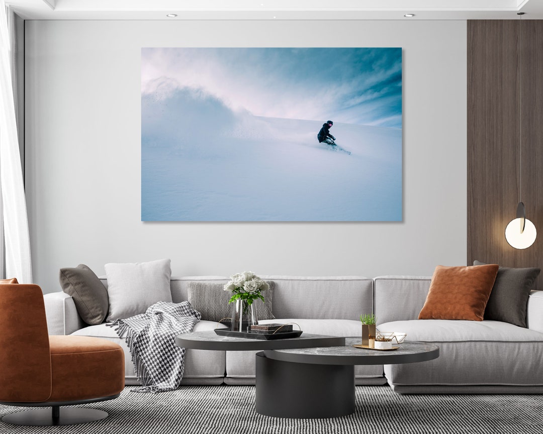 Snowboarding Art for Wall Decor, Snowboard Decor Wall, Snowboard Print ...