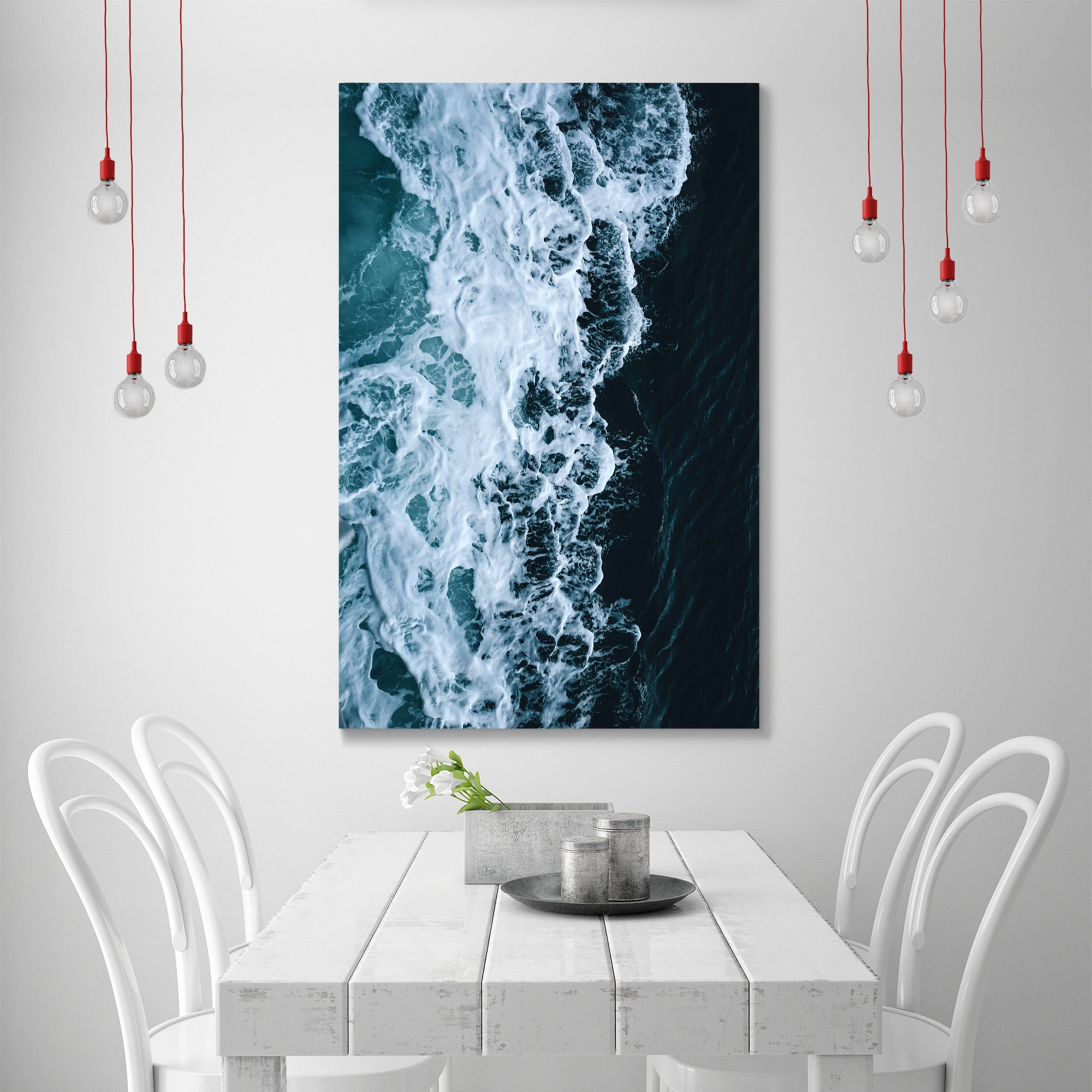 Wave Wall Art Wave Wall Decor Wave Canvas Wave Print Wave - Etsy