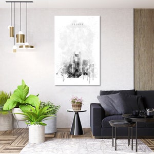 Manama Art Printing on Canvas, Bahrain House Wall Decor, Manama ...