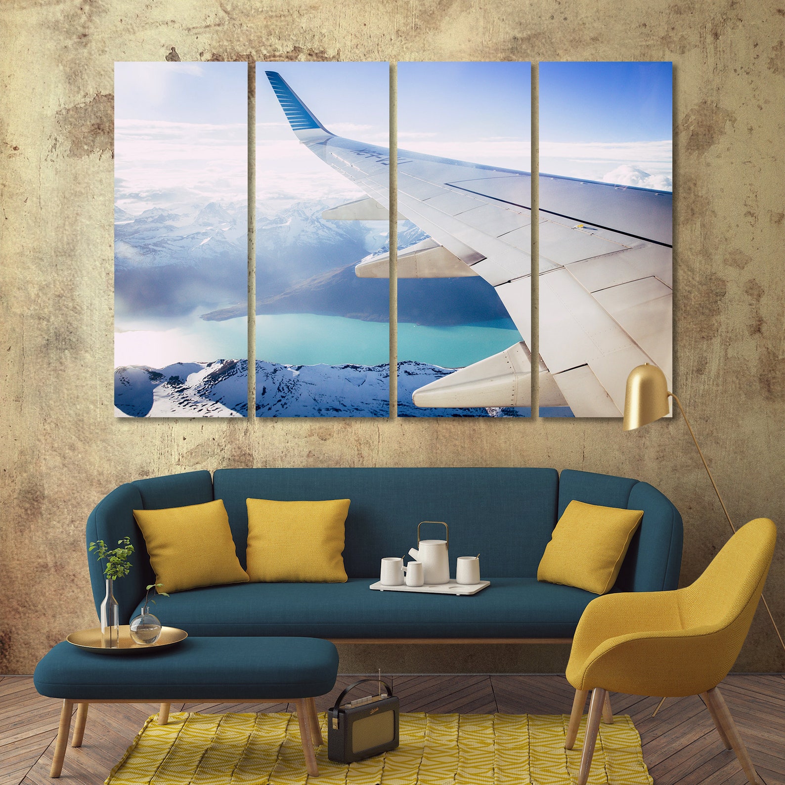 Airplane Canvas Set Airplane Wall Decor on Canvas for Home & - Etsy