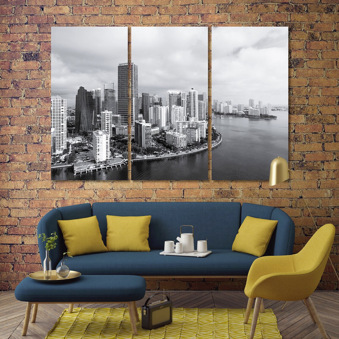 Miami Modern Wall Decorations Florida Pictures for Wall - Etsy