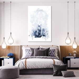 Manama Art Printing on Canvas, Bahrain House Wall Decor, Manama ...