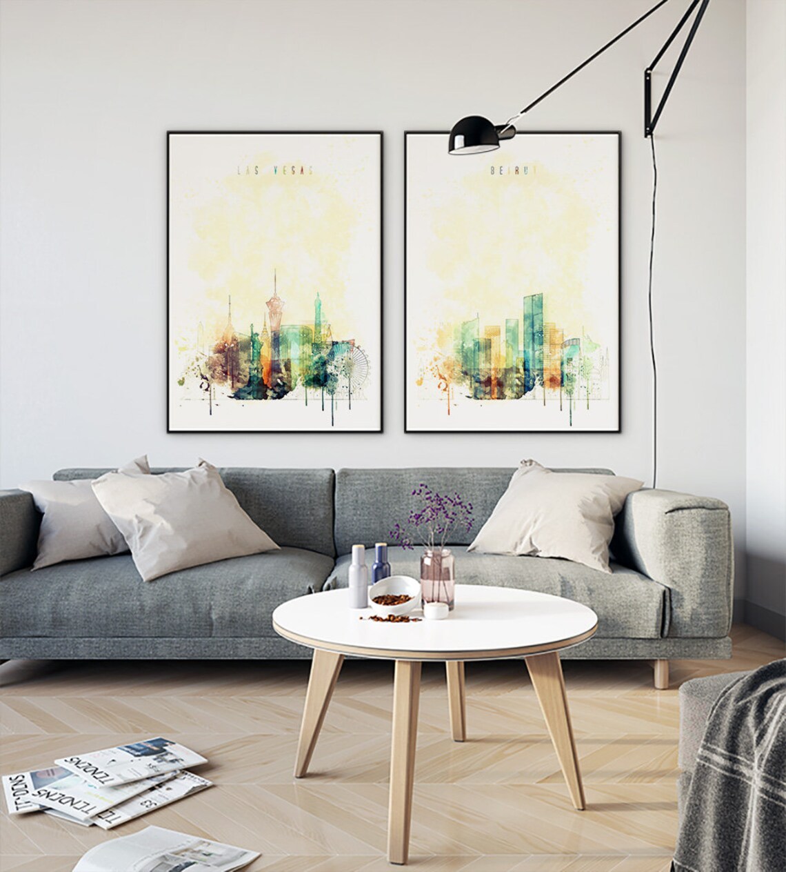 Beirut Watercolor Poster Beirut Poster Print Beirut Wall - Etsy