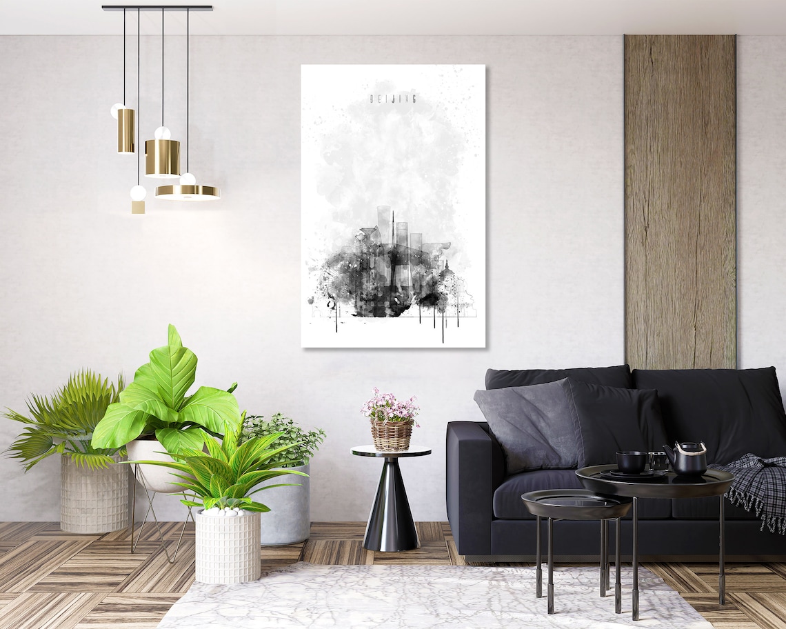 Beijing Colorful Wall Art China Cool Art for Walls Beijing - Etsy