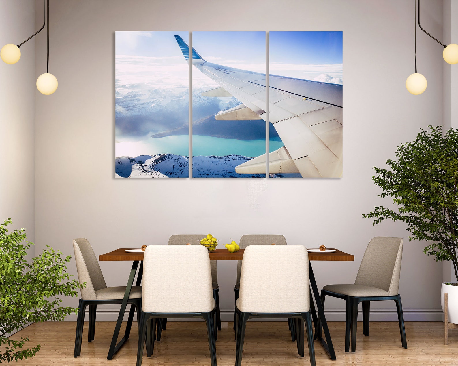 Airplane Canvas Set, Airplane Wall Decor on Canvas for Home & Office ...