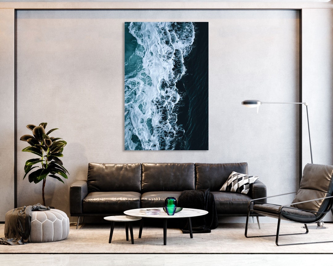 Wave Wall Art Wave Wall Decor Wave Canvas Wave Print Wave Photo Wave ...