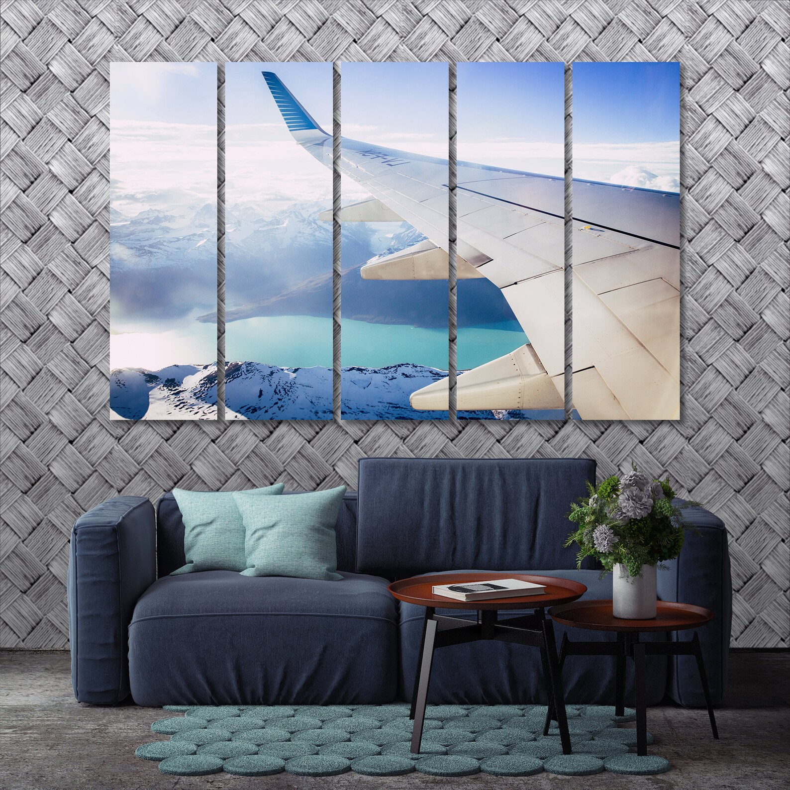Airplane Canvas Set Airplane Wall Decor on Canvas for Home & - Etsy
