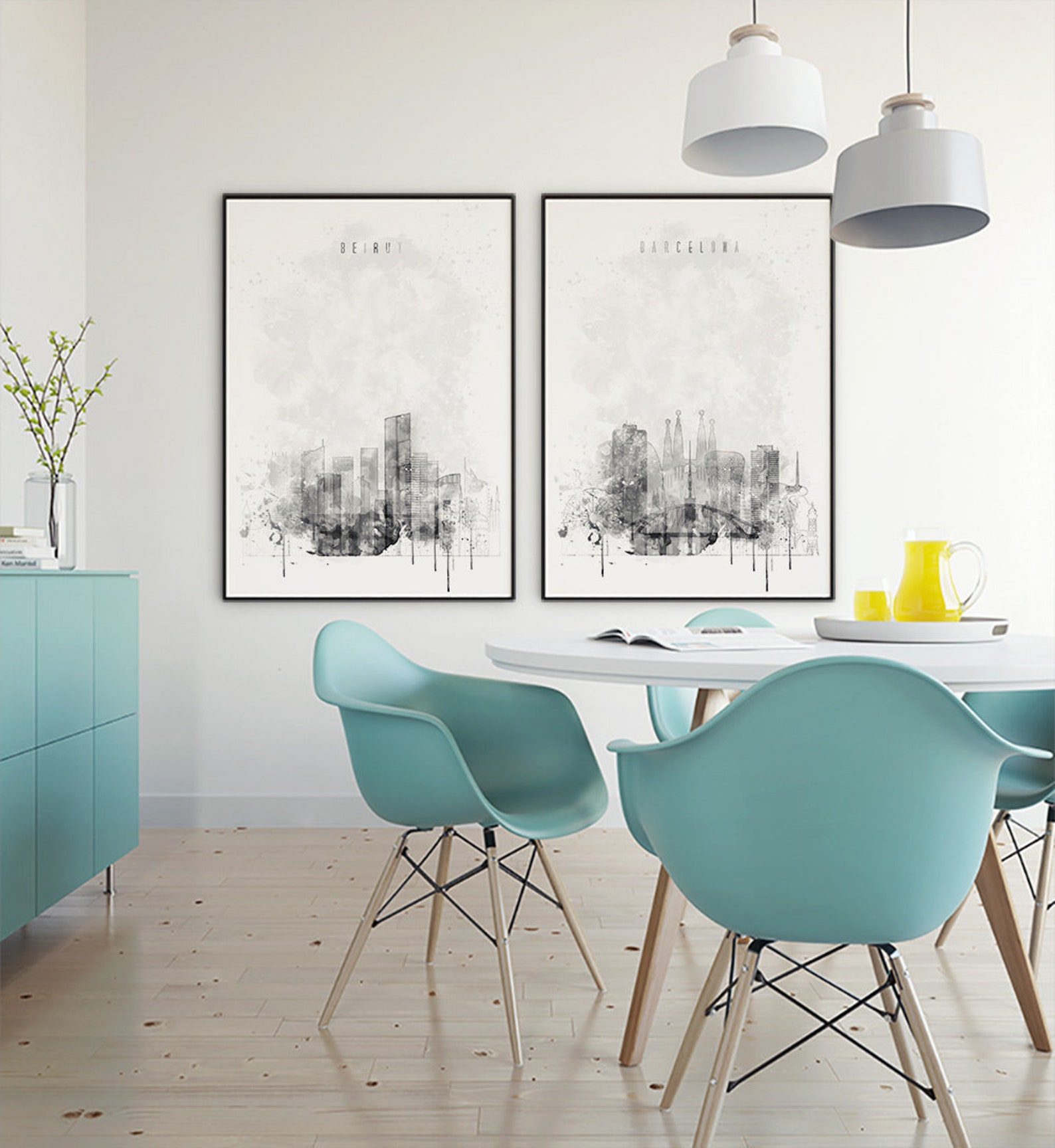 Beirut Watercolor Poster Beirut Poster Print Beirut Wall - Etsy