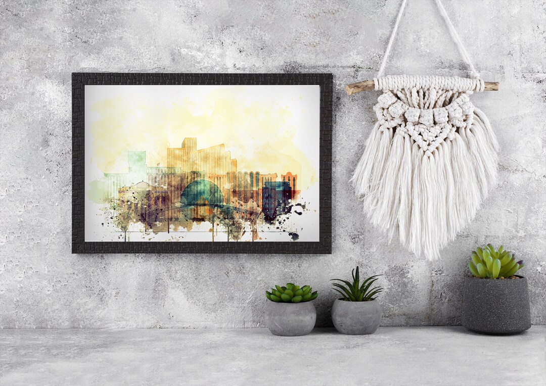 Reno City Print, Reno Poster Print, Reno Wall Art, Reno Painting Poster ...