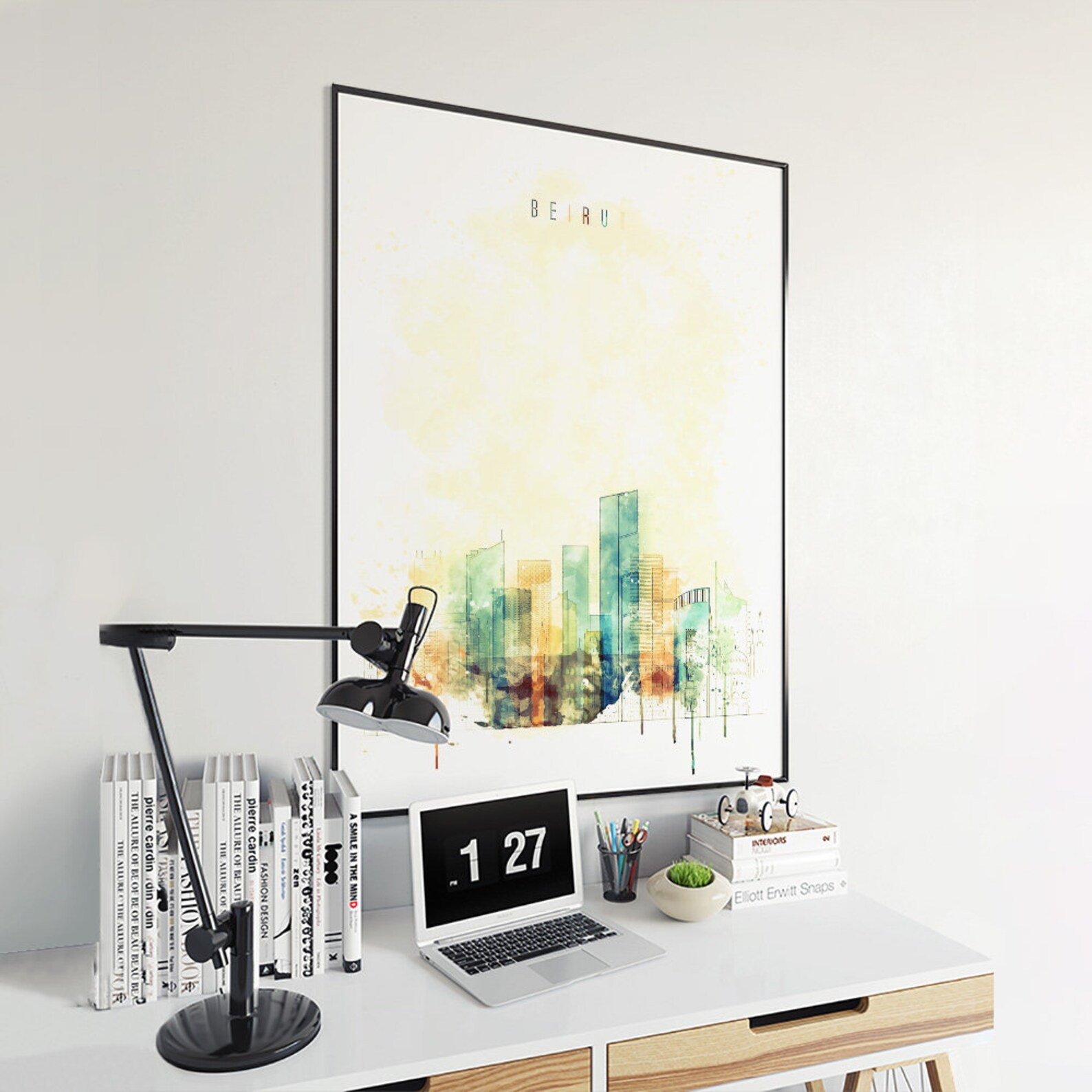 Beirut Watercolor Poster Beirut Poster Print Beirut Wall - Etsy