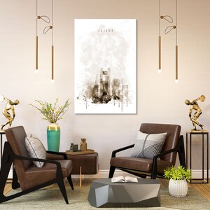 Manama Art Printing on Canvas, Bahrain House Wall Decor, Manama ...