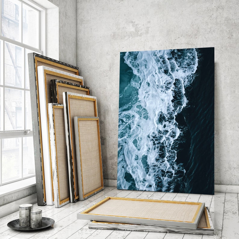 Wave Wall Art Wave Wall Decor Wave Canvas Wave Print Wave Photo Wave ...