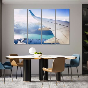 Airplane Canvas Set, Airplane Wall Decor on Canvas for Home & Office ...