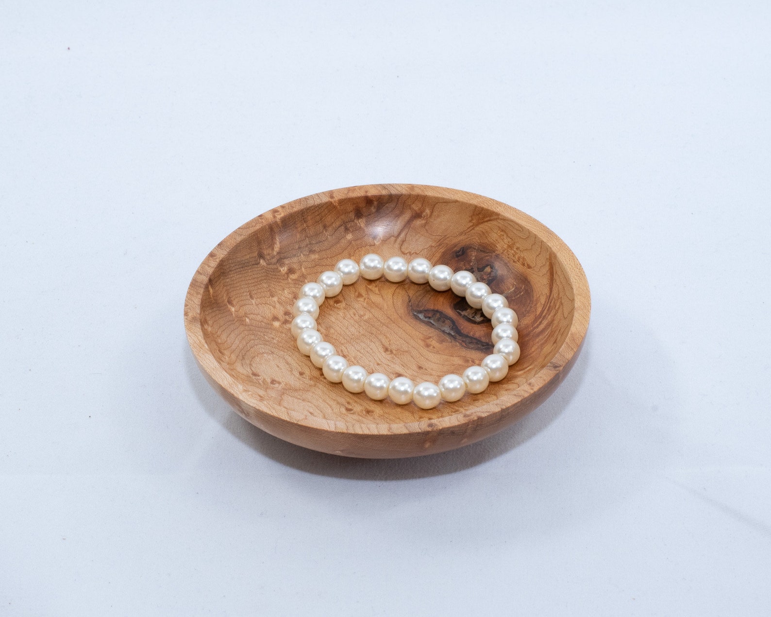 Bark Pocket Figured Bird's Eye Maple Jewelry Bowl-catenary Profile ...