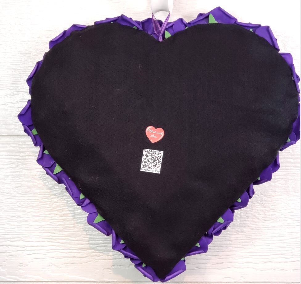 In Loving Memory Purple Heart Recipient Purple Rose Memorial | Etsy