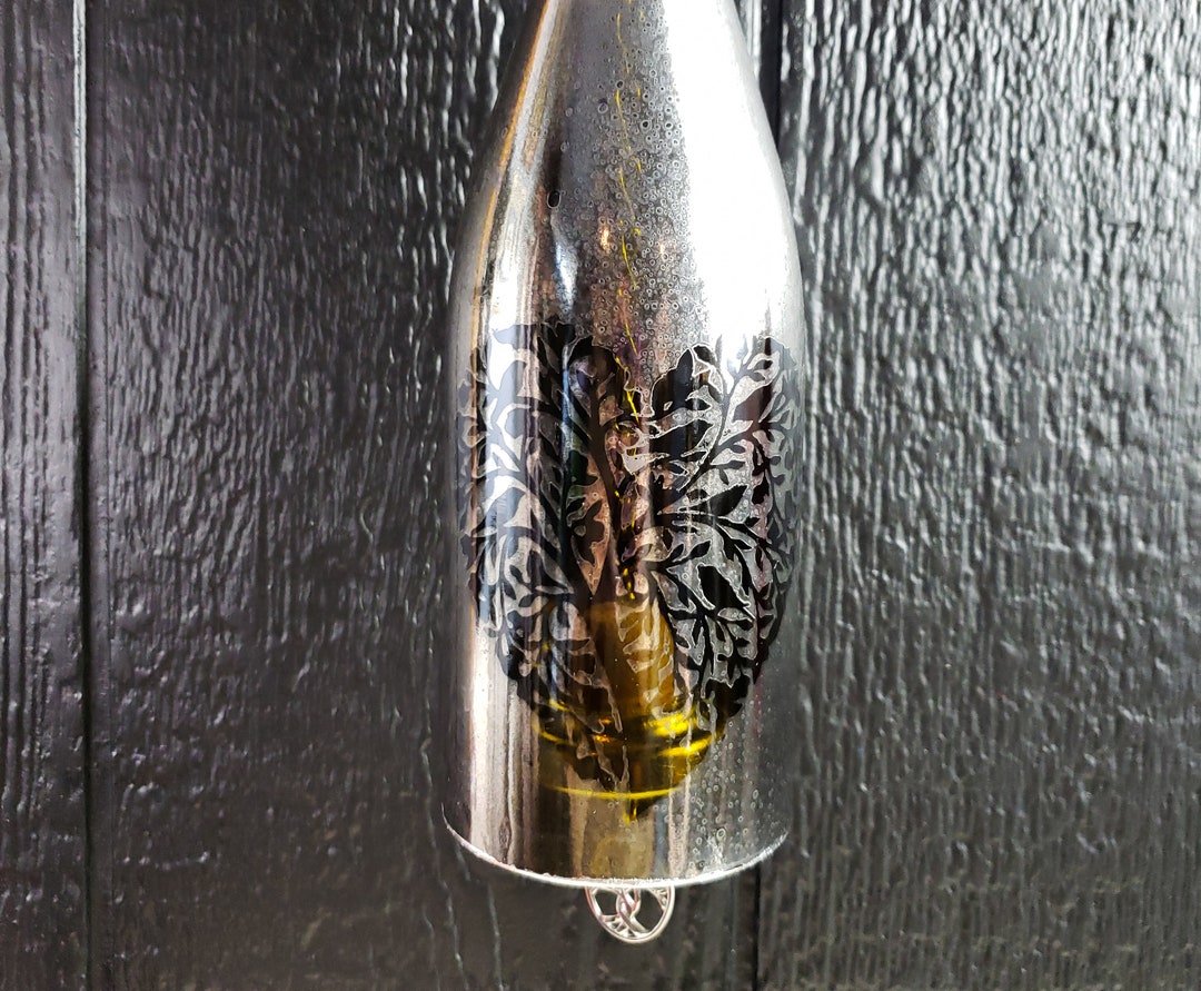 Mercury Glass Tree of Life Heart Wind Chime | Symbol of Strength and ...