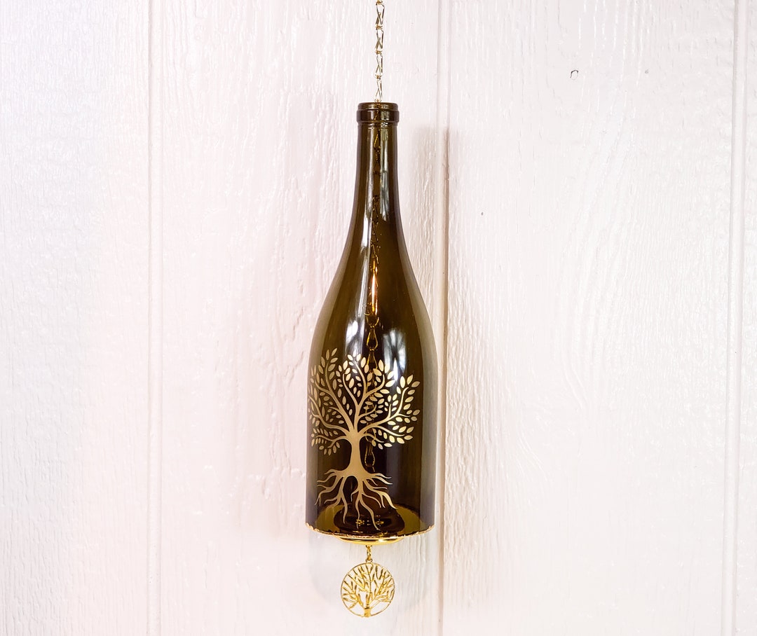 Gold Tree of Life Wind Chime | Symbol of Strength and Beauty, and ...