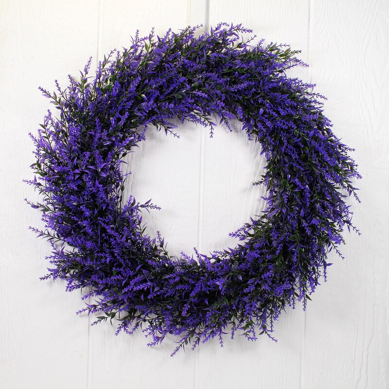 Purple Wreath - Etsy
