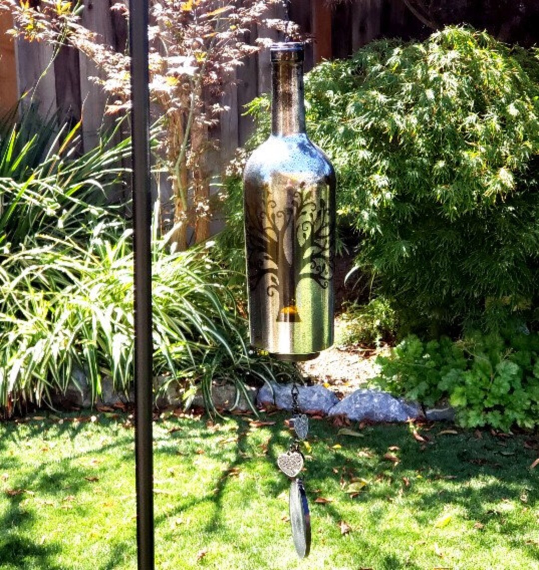 Mercury Glass Tree of Life Wind Chime | Symbol of Strength and Beauty ...