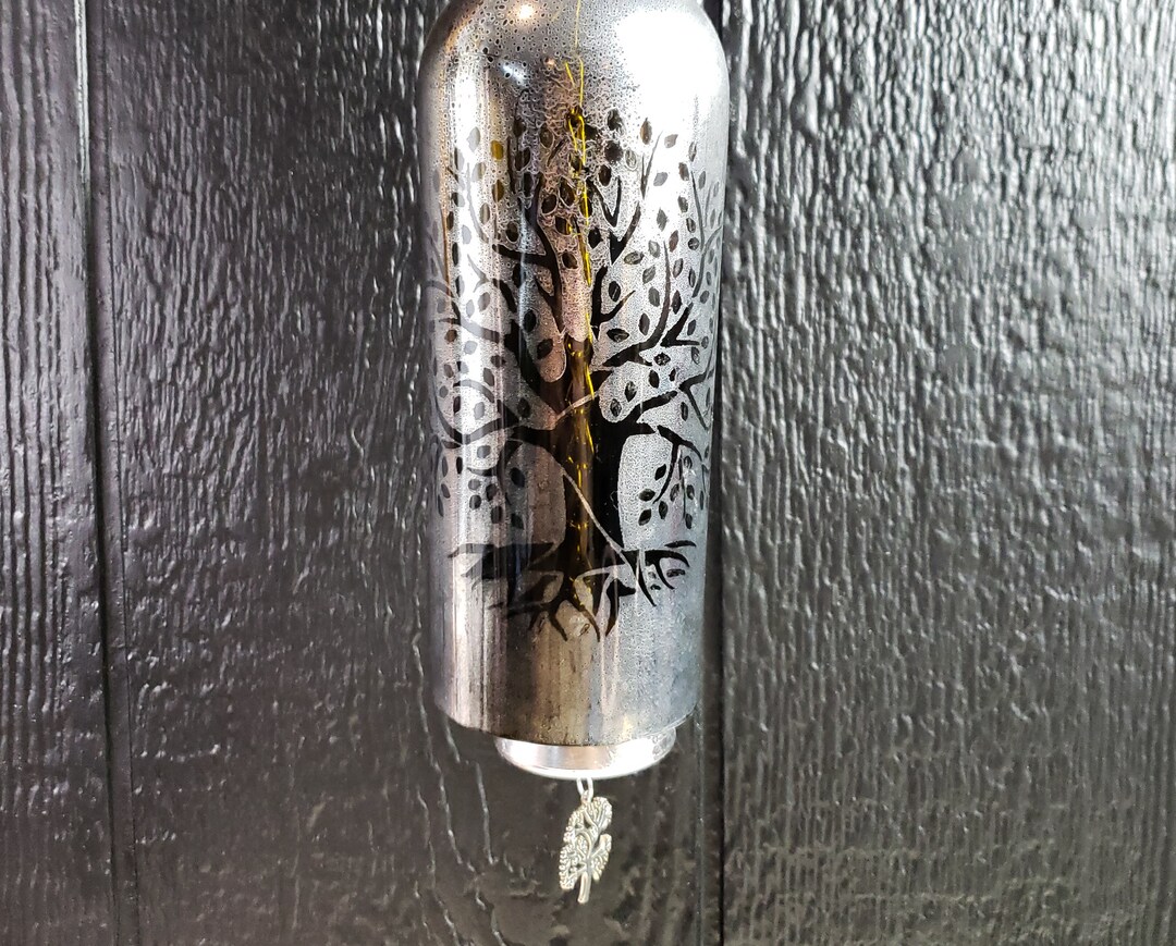 Mercury Glass Tree of Life Wind Chime | Symbol of Strength and Beauty ...