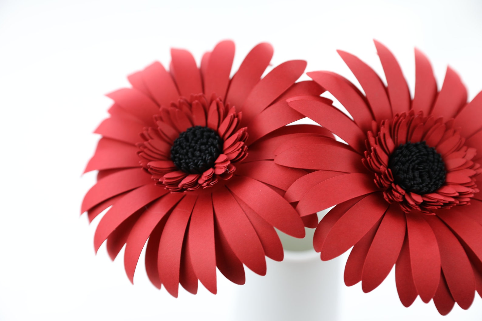 Mini Gerbera Daisy Template Paper Flower Small/medium/large - Etsy