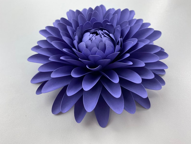 Mini Chrysanthemum 2 Template Paper Flower Small/medium/large - Etsy