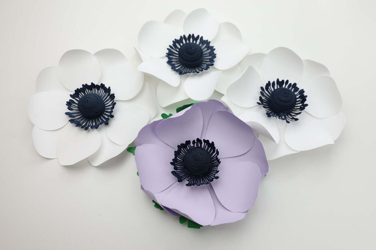 Mini Anemone Template Paper Flower Small/medium/large PNG SVG - Etsy