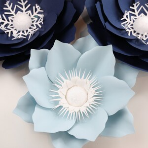 Template #31 Paper Flower PDF SVG DXF Png Silhouette Studio for Cricut ...