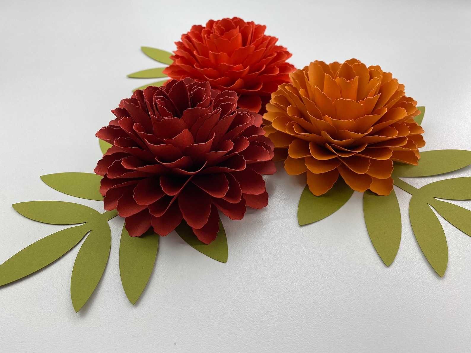 Mini Marigold Template Paper Flower Small/medium/large PNG SVG | Etsy