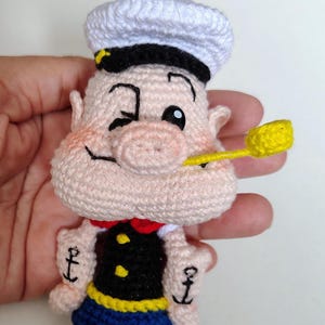 Amigurumi PATTERN POPEYE the Sailor & OLIVE Oyl - Etsy