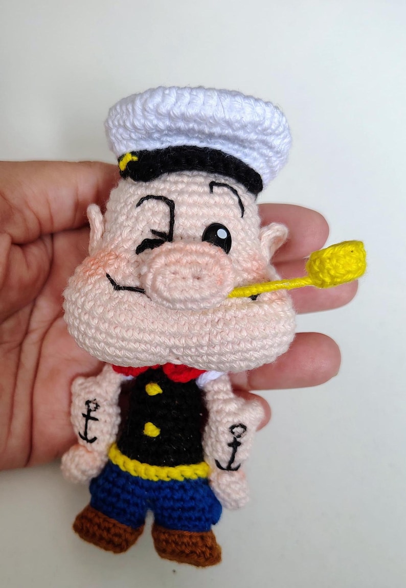 Amigurumi PATTERN POPEYE the Sailor & OLIVE Oyl - Etsy