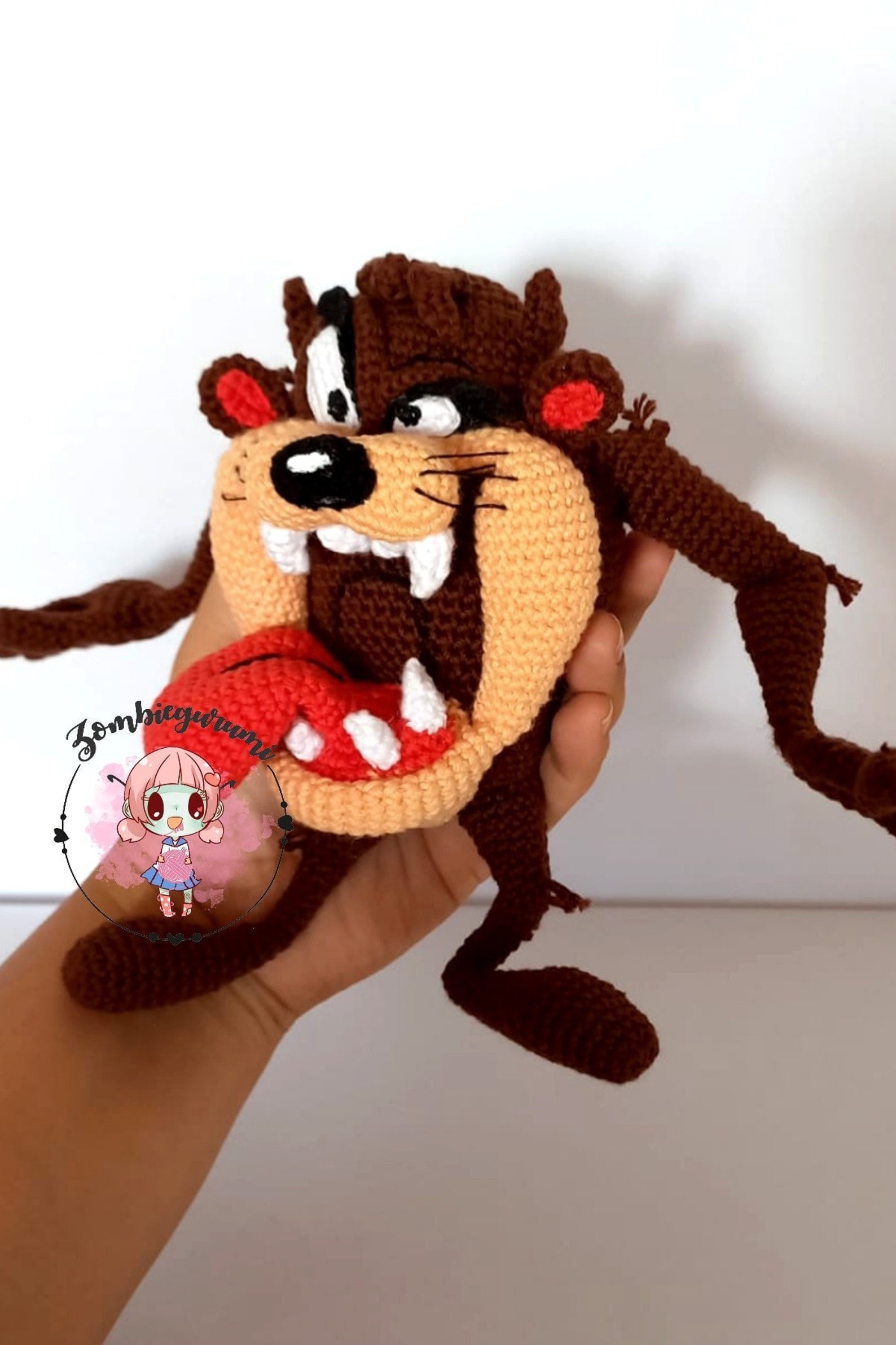TAZ AMIGURUMI PATTERN - Etsy