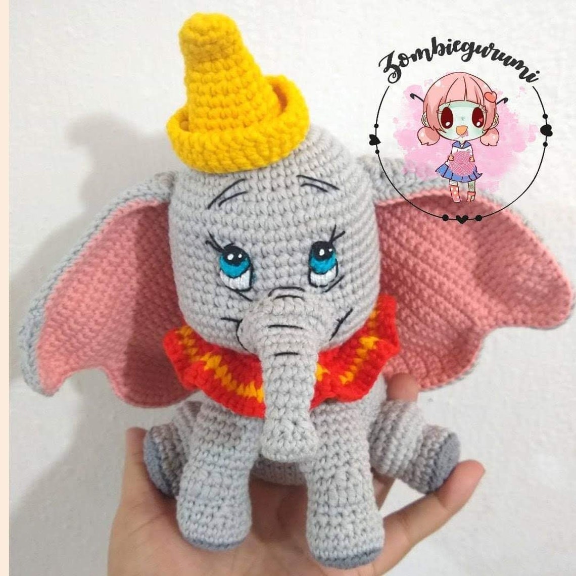 PATTERN AMIGURUMI DUMBO - Etsy Canada