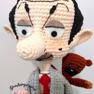 MR BEAN and Teddy PATTERN Amigurumi - Etsy