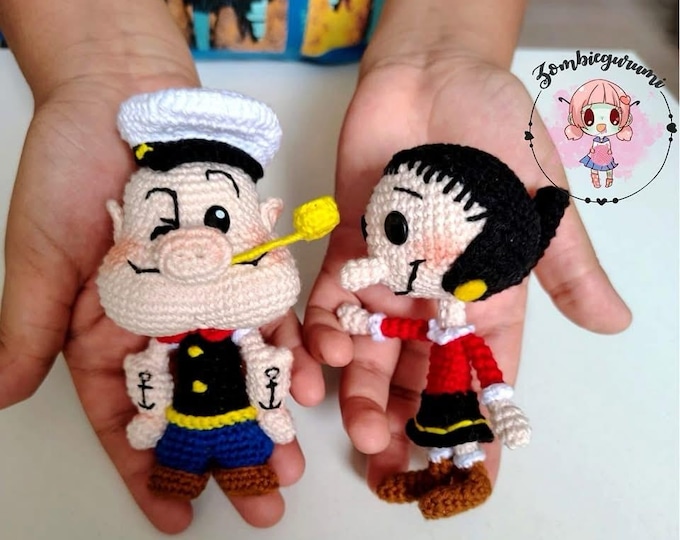 PDF Only Popeye the Sailor Man Diy Crochet Pattern - Etsy Canada