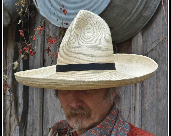 El Chico Cano Straw Hat - Etsy